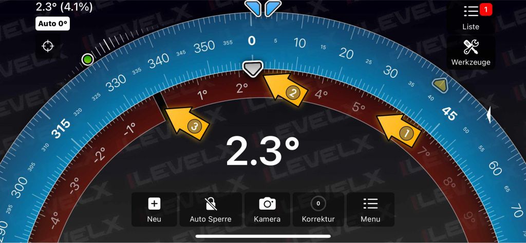 High precision measurement with bubble level – Measure Angles with iOS ...